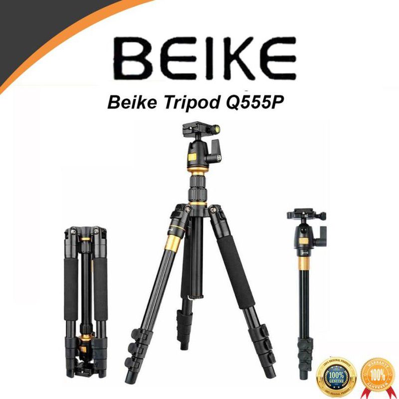 BEIKE Q555P PROFESSIONAL TRIPOD WITH MONOPOD