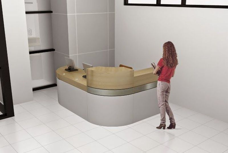 Meja Front Office (Kostumisasi)