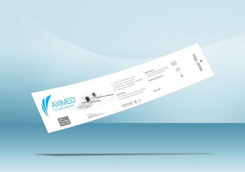 AXIMED IV-CATH WP, with wings & port, no. 26