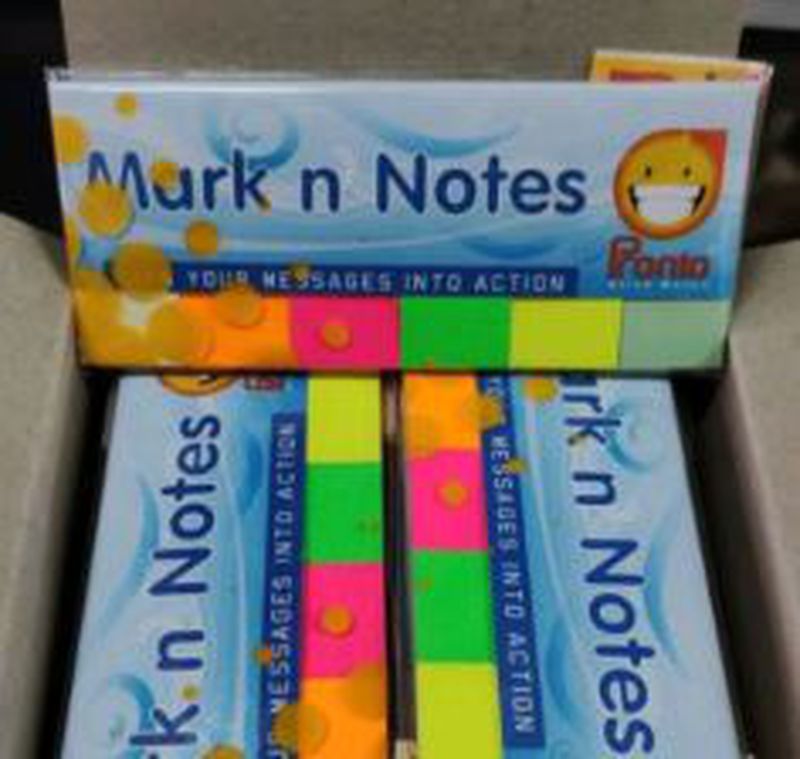 POST IT MARK AND NOTES PRONTO 6 WARNA (1PACK / 25 SET)