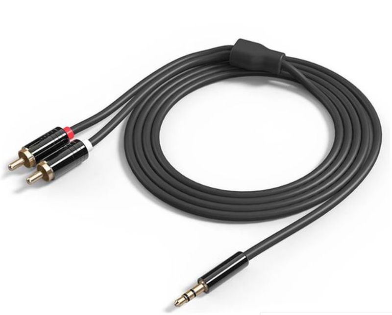Kabel audio 30 m dengan konektor 3,5mm dan RCA