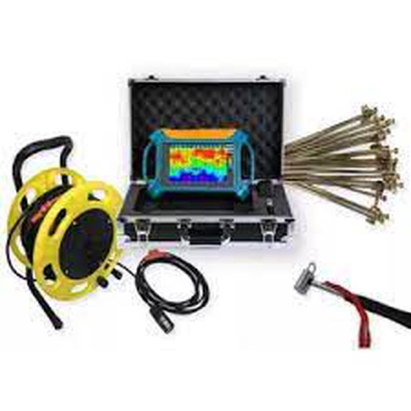 AIDU ADMT-300AX-32D 32 Saluran Detektor Air Bawah Tanah, Mesin Pendeteksi Air 300M Otomatis