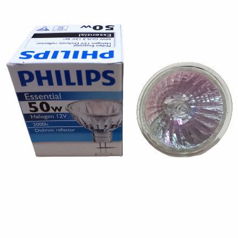 Lampu Halogen 50 Watt, 12 V Philips