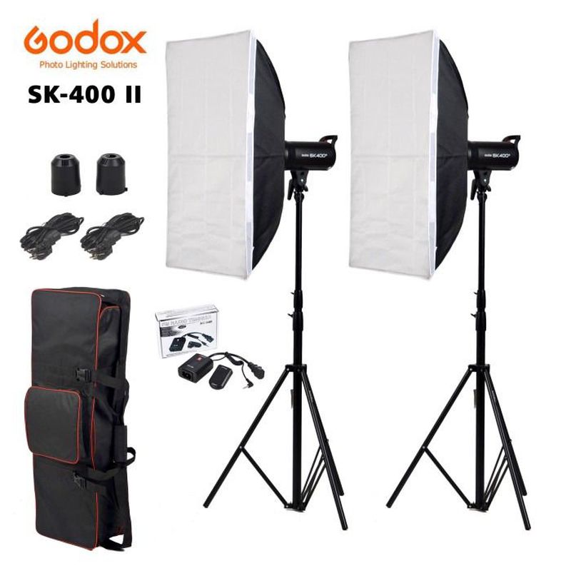 Paket Lampu Studio Flash Godox SK400 II