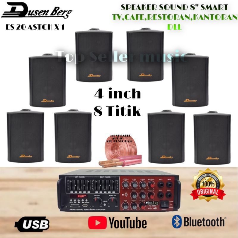 Paket Speaker DUSENBERG 4INCH 8 Titik