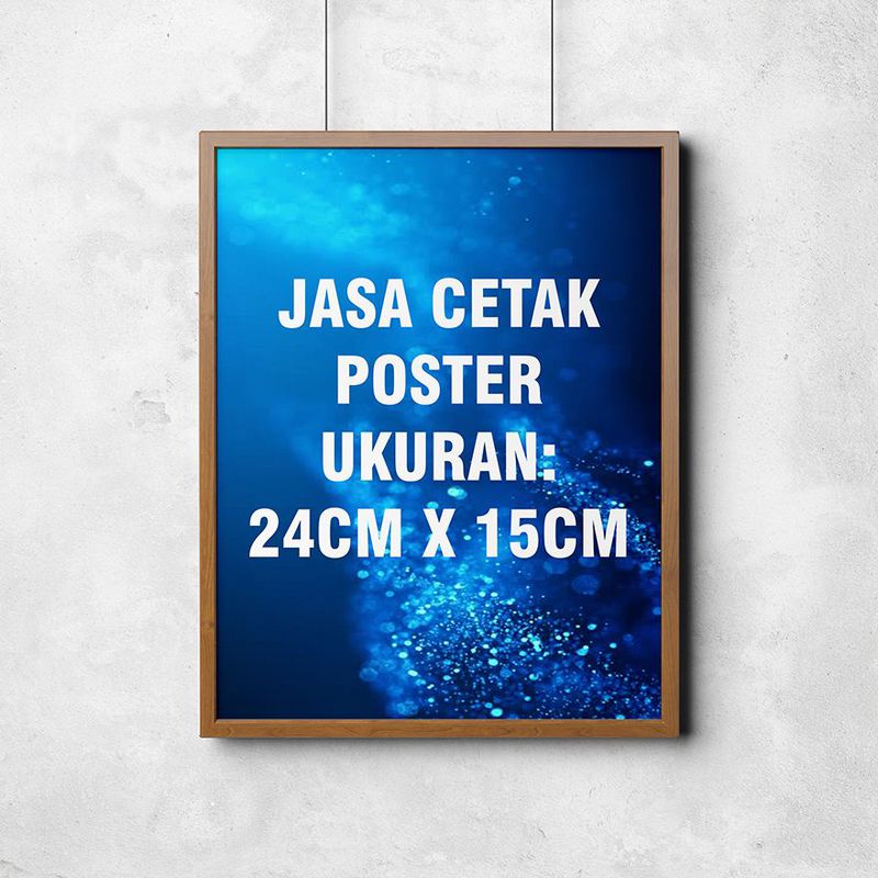 Jasa Cetak Poster (24cm x 15cm)