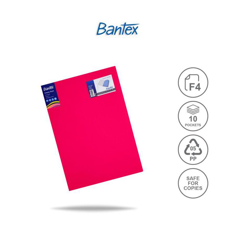 Display Book F4 isi 10 Pocket Bantex