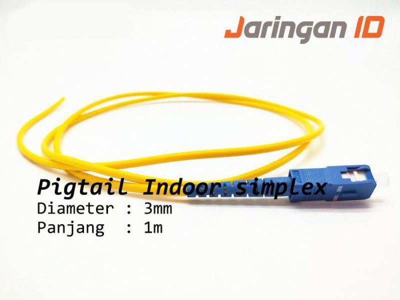 Kabel Pigtail SC UPC Simplex 3MM (1 METER )