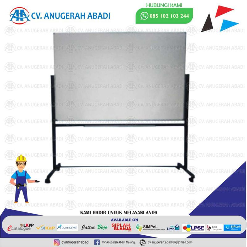 Papan Tulis / Whiteboard Deangan Stand
