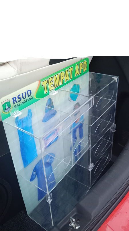 Akrilik Penyimpanan APD