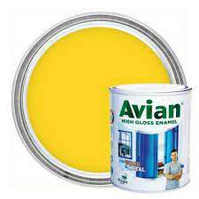 Cat Besi dan Kusen Warna Kuning Avian 1kg