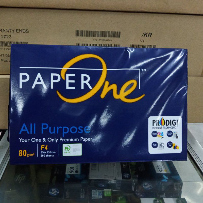 KERTAS HVS PAPER ONE F4 80 GRAM