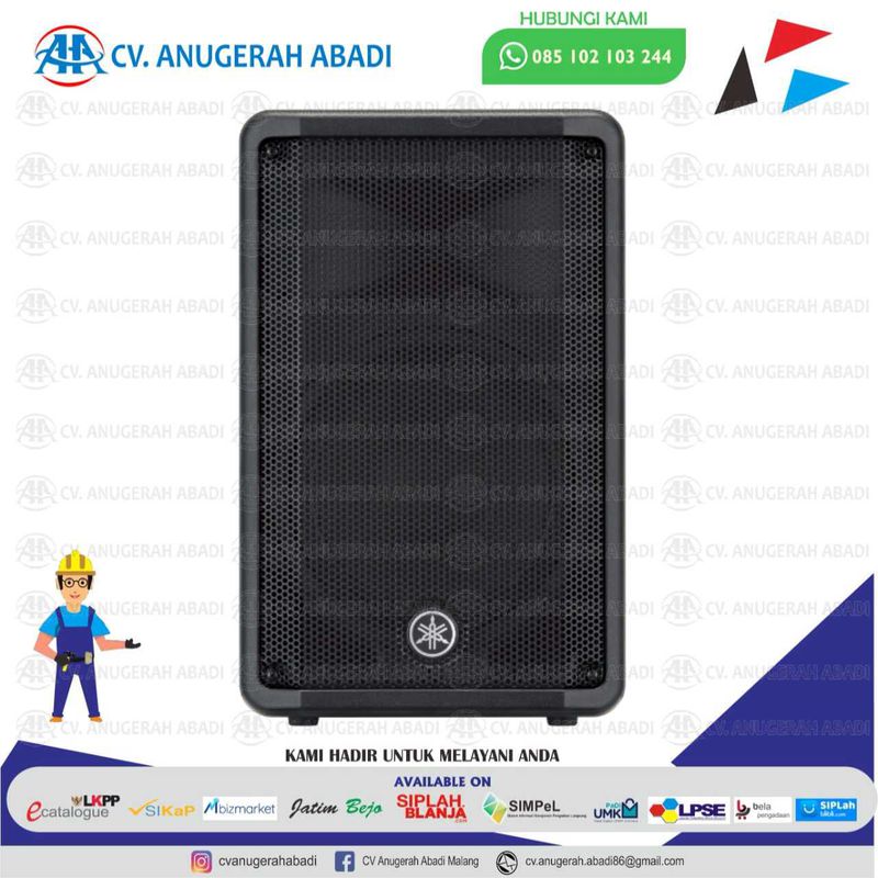 PAKET SOUND SYSTEM YAMAHA DBR10 + RAK AUDIO MIXER + AKSESORIS INSTALLATION