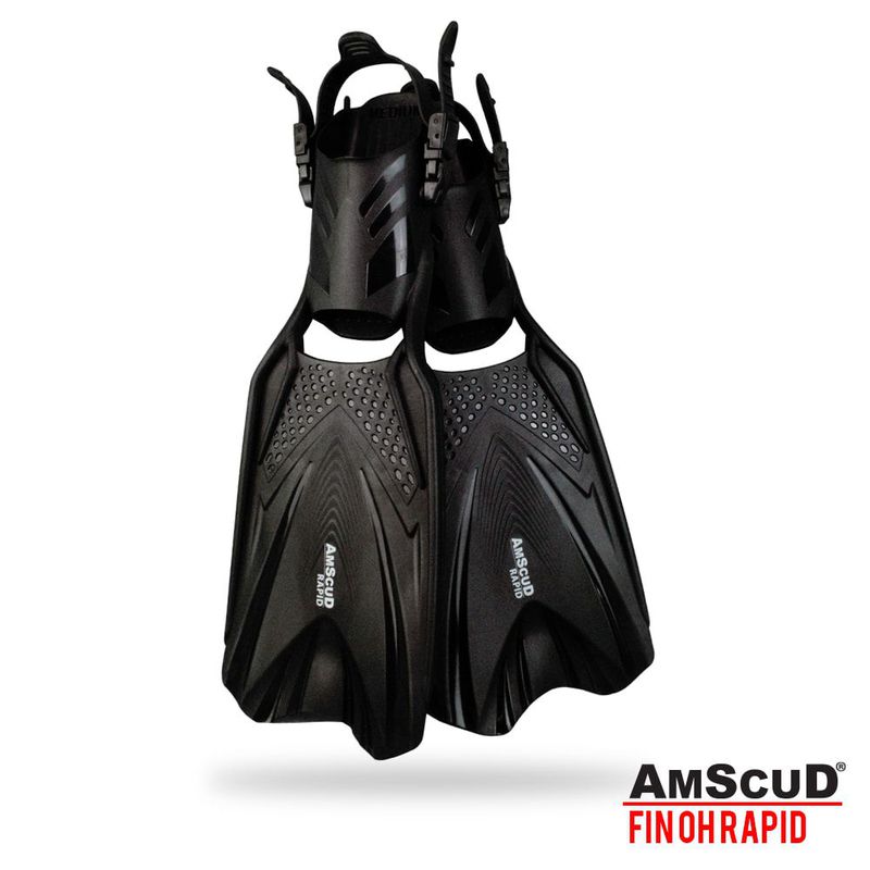 Fin Open Heel Rapid BLACK