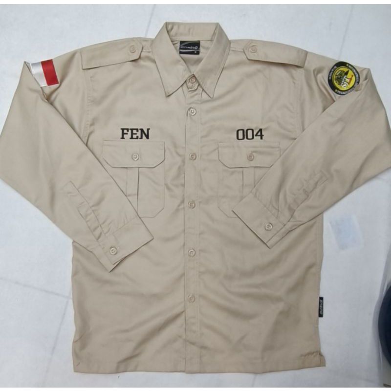 Kemeja PDL PDH seragam kantor bisa custom bordir