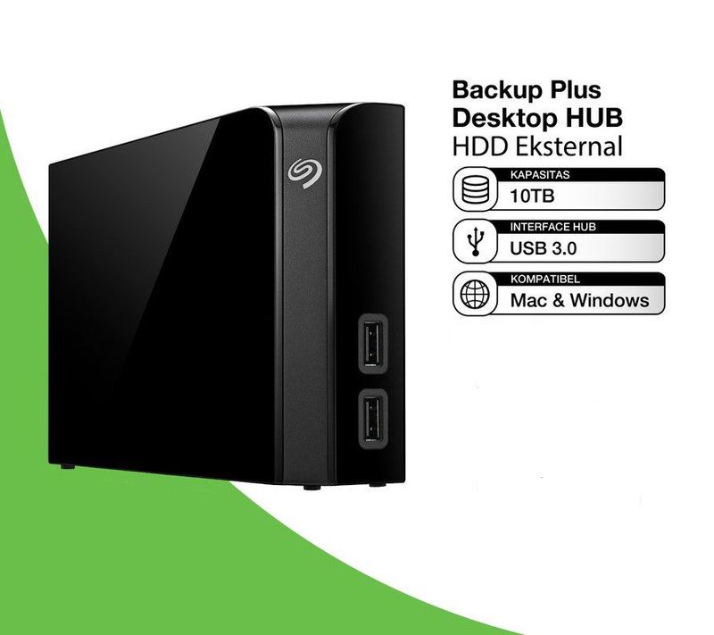 Hardisk Seagate Backup Plus Slim 10 TB : HDD-HD- Hardisk Eksternal 3,5 inch