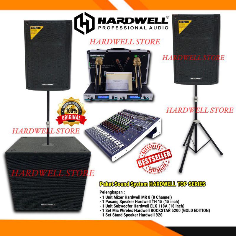 Sound System Outdoor Original HARDWELL TOP SERIES
