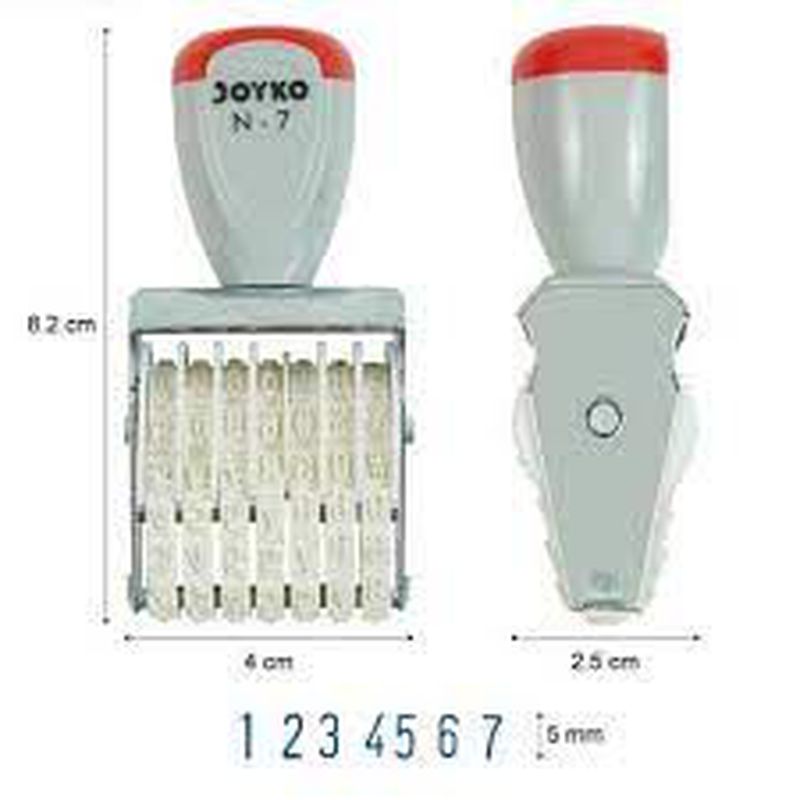 NUMBER STAMP N-7