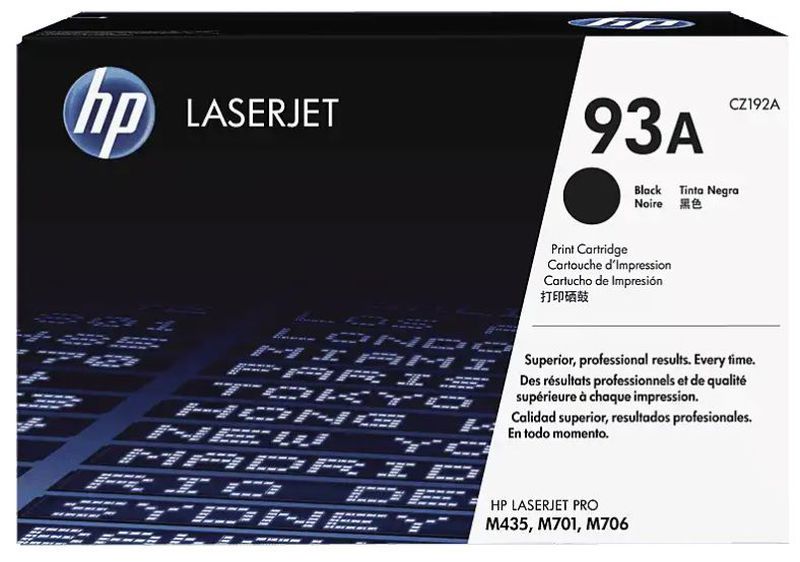 HP 93A Black Original LaserJet Toner Cartridge