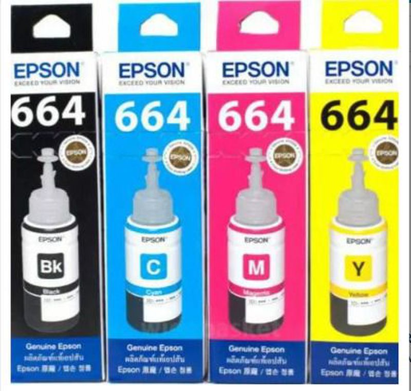 PAKET TINTA PRINTER EPSON L120 4 WARNA