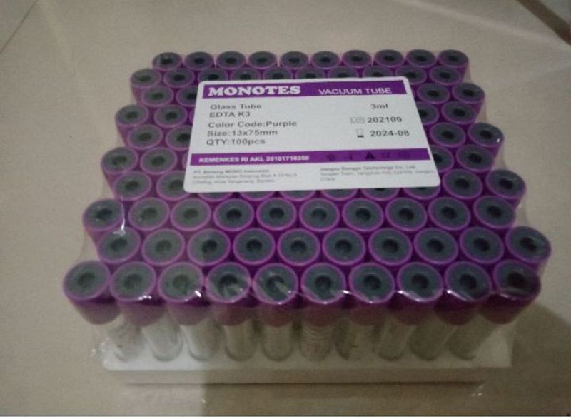 Tabung Vakum EDTA 3 mL
