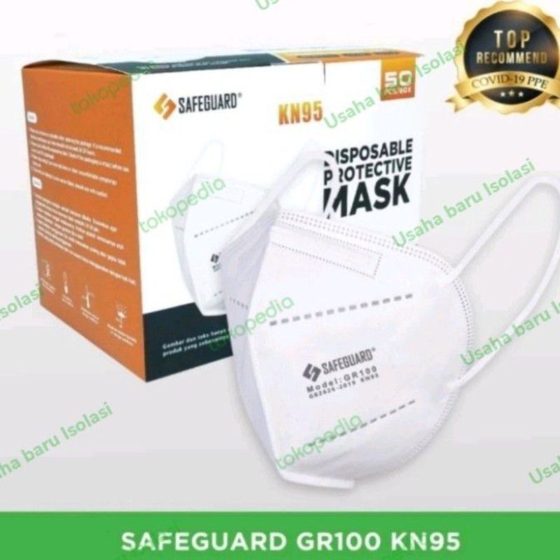 Masker KN95 Safeguard 50 pcs