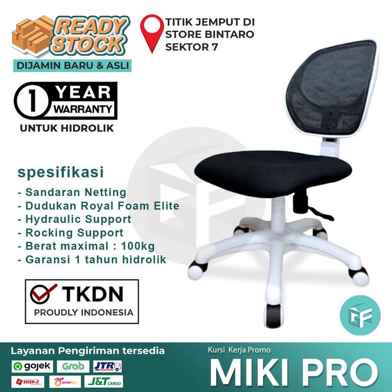 Kursi Kerja Staf / Kursi Kerja Promo Insperra Miki Pro