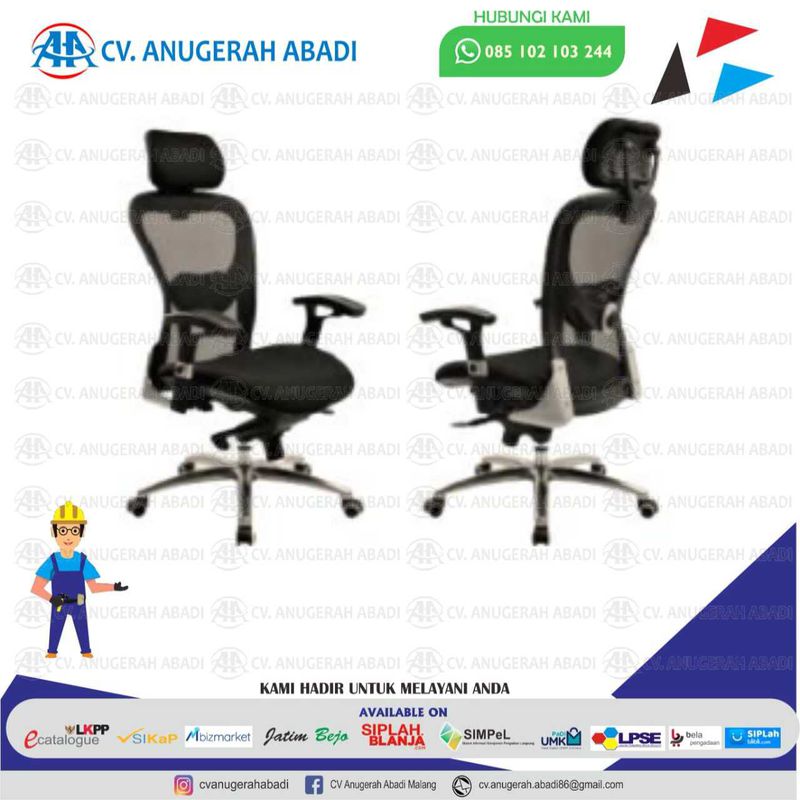 KURSI KANTOR ARDENT OMEGA 8201 -HR -AAR -AL