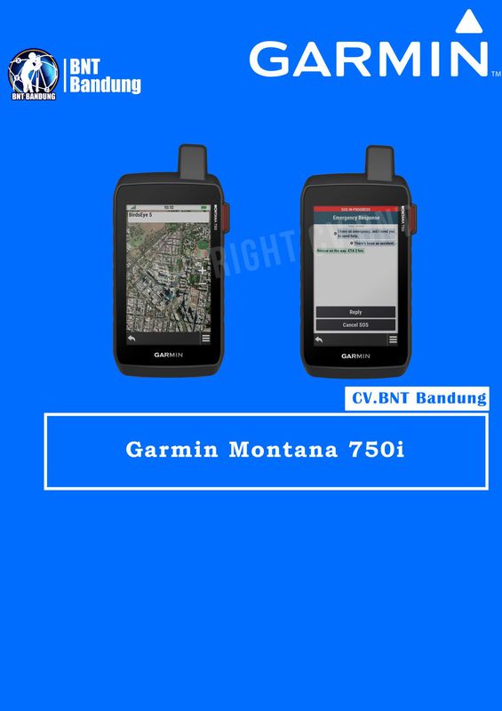 GPS Garmin Montana 750i