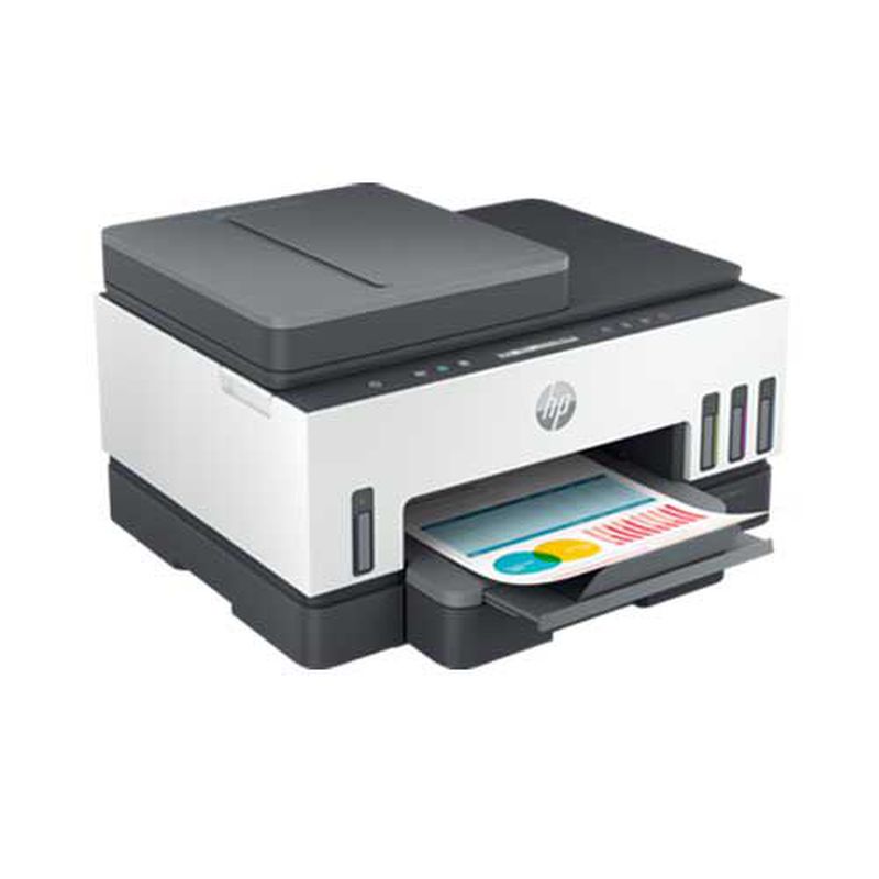 HP Smart Tank 750 All In One Printer/Color/Print Scan Copy Wireless ...