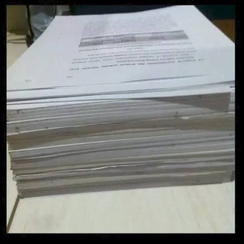 Fotocopy Hitam putih