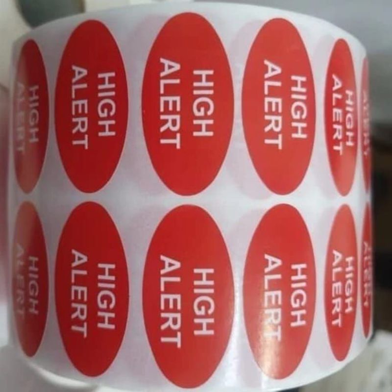 STIKER HIGH ALERT
