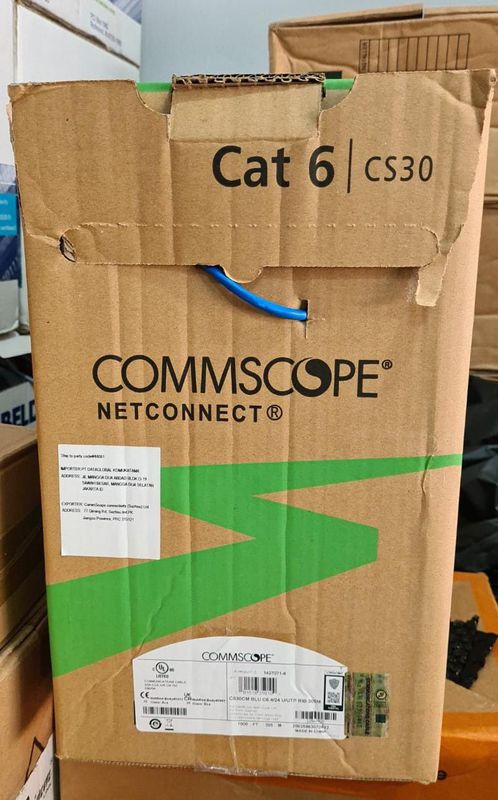 Amp kabel cat6 / cat 6 TE Commscope kabel utp data lan PN : 1427071-6
