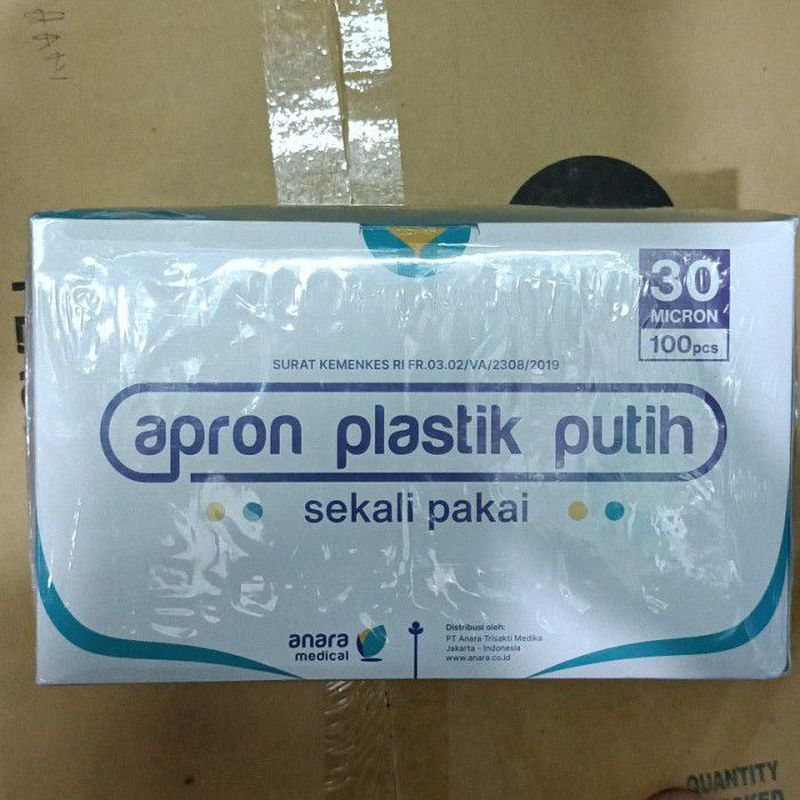 APRON PUTIH ANARA
