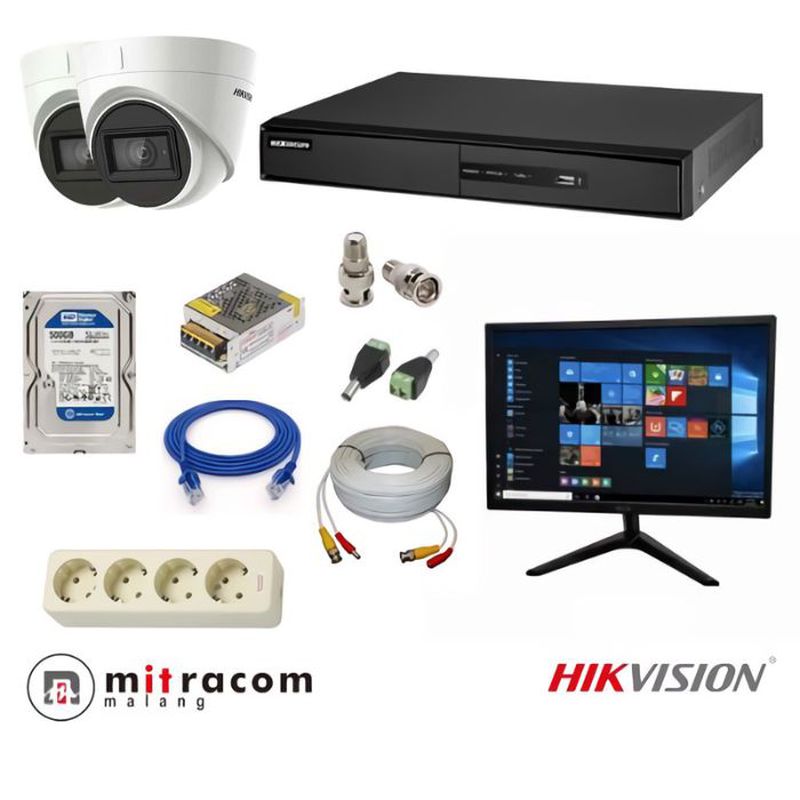 Paket CCTV 4 Channel HIKVISION 4 Camera