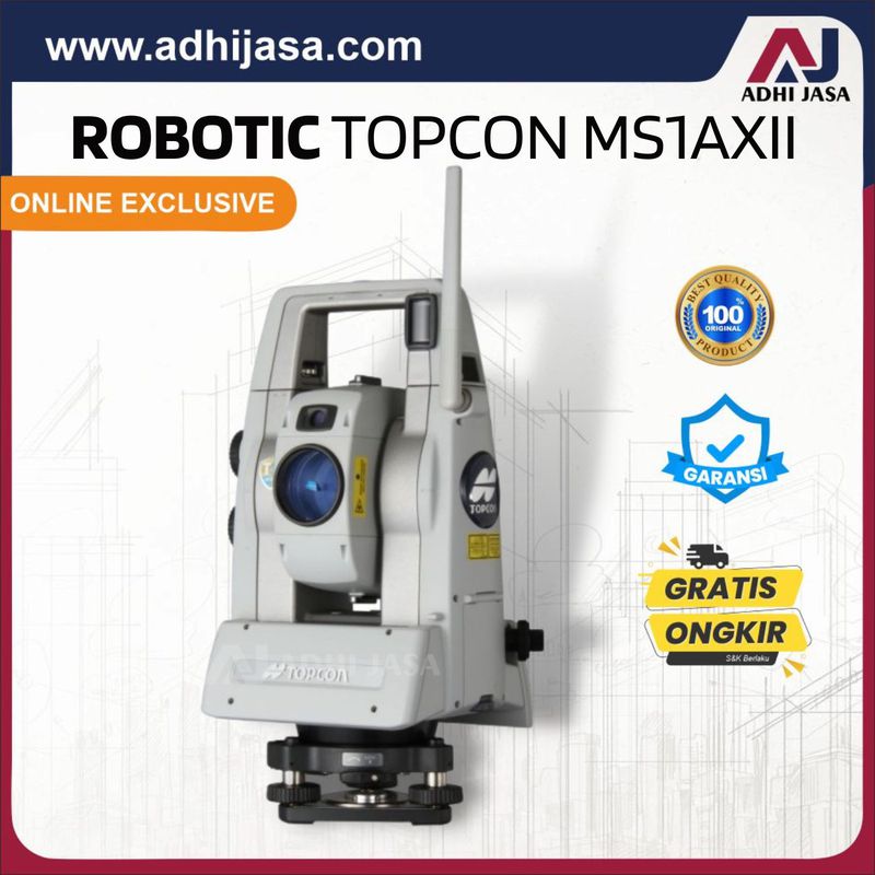 Topcon MS1AXII MS1 AXII Robotic Monitoring Total Station
