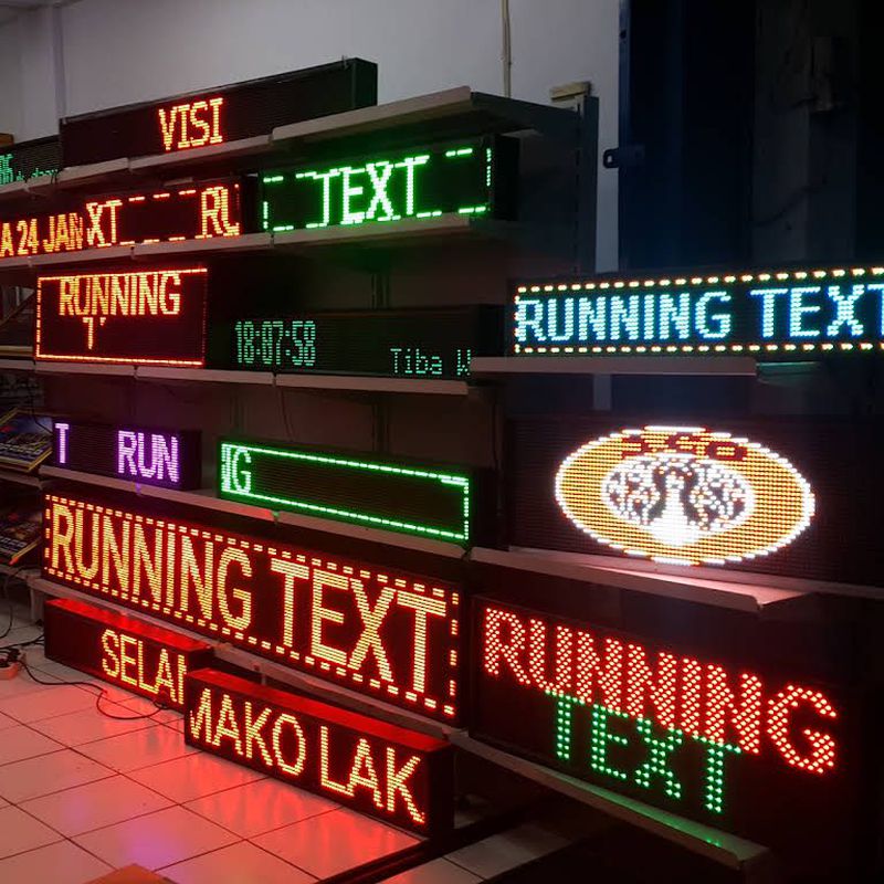 Pemeliharaan LED Running Text UPTD Pelatihan Kesehatan Prov. Jawa Barat