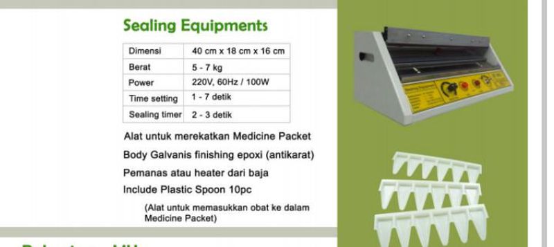 Impulse Sealer Sealing Equipment Alat Press Kertas Puyer