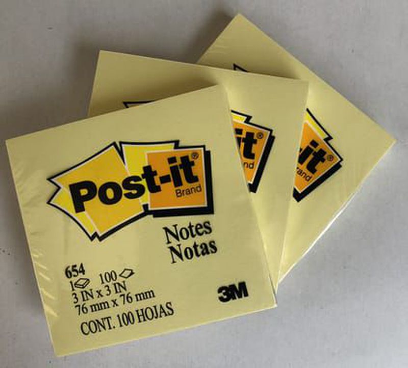 POST-IT STICKY NOTES 3M 654