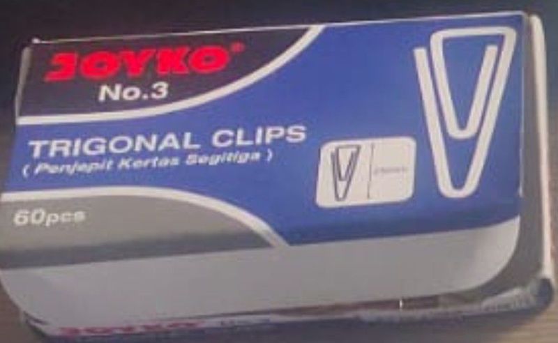 klip nomer 3/ klip uang/ penjepit segitiga