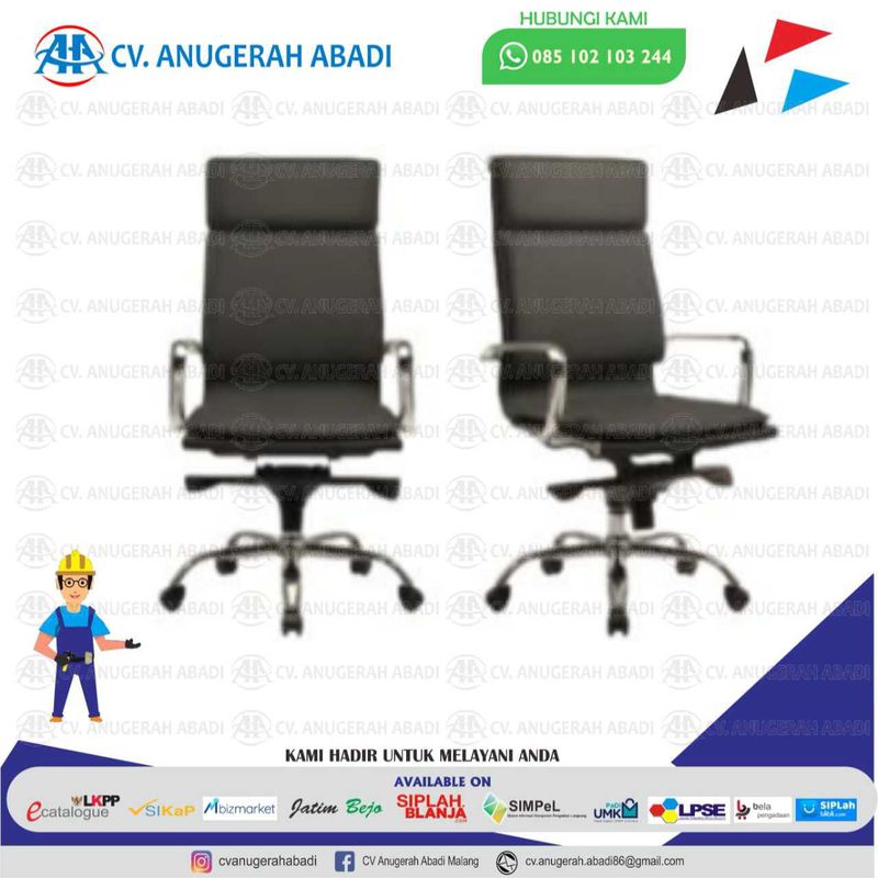 KURSI KANTOR ARDENT ATHENA 8802 A -CH -PU
