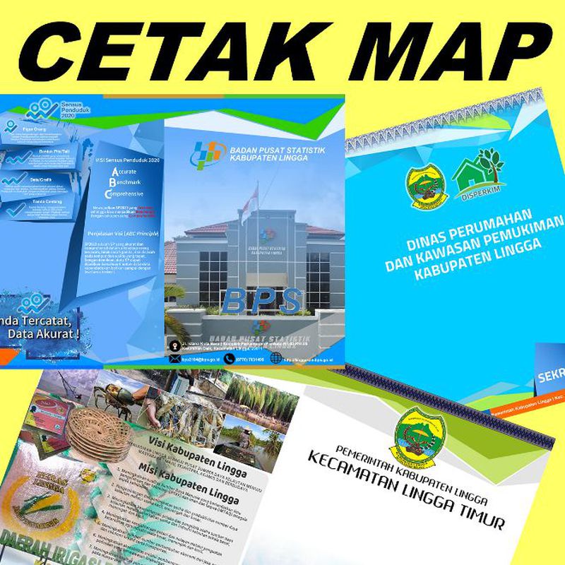 Cetak Map Kantor Biasa