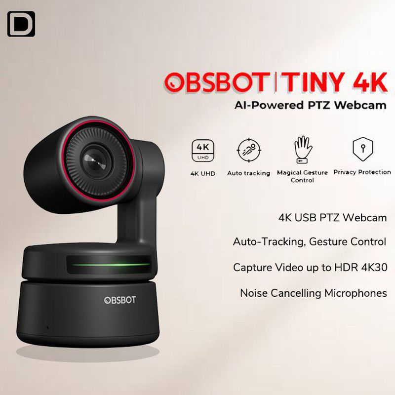 WEBCAM OBSBOT Tiny 4K PTZ