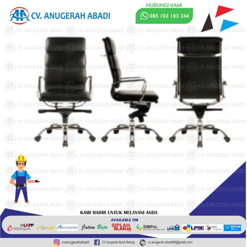 KURSI KANTOR ARDENT ATHENA 8828 A -CH -PU