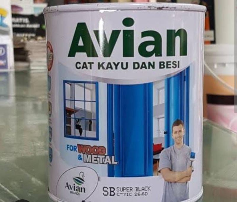 avian cat kayu & besi - Kuning