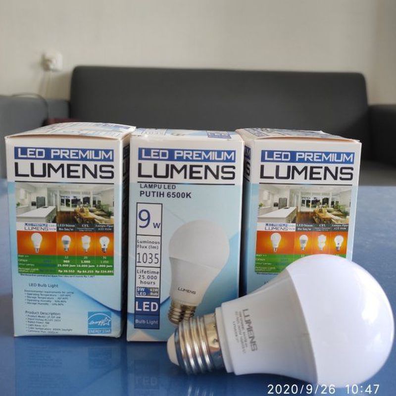 Lampu Lumen Led 9 W - CAHAYA KUNING