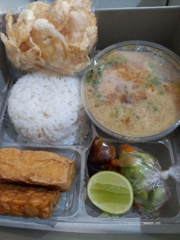 Nasi Box - Soto Betawi (daging)