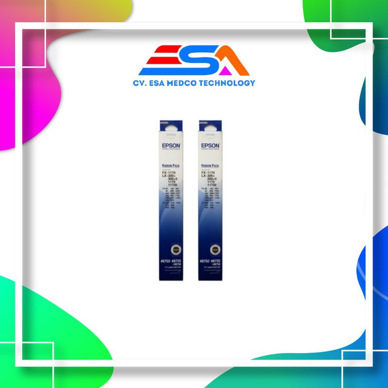 RIBBON PACK EPSON Fx 1170 Lx 300 NEW ORIGINAL