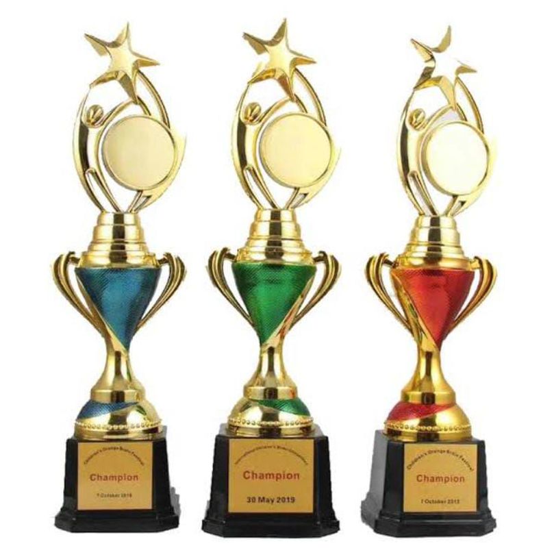 Piala Trophy Bahan Logam Tinggi 80 cm