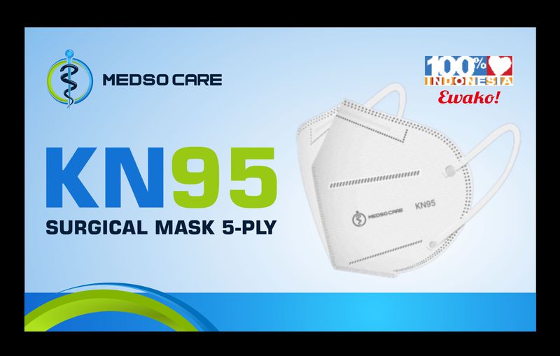 MEDSO CARE KN95 SURGICAL MASK 5 PLY